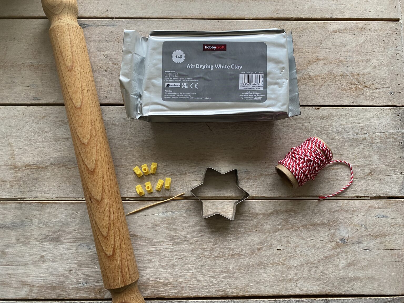 Easy air dry clay Christmas decorations - National Garden Scheme