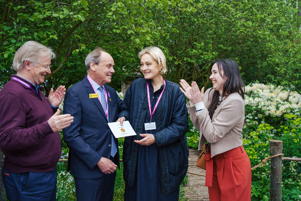 It's a Gold Medal for our RHS Chelsea show garden - National Garden Scheme