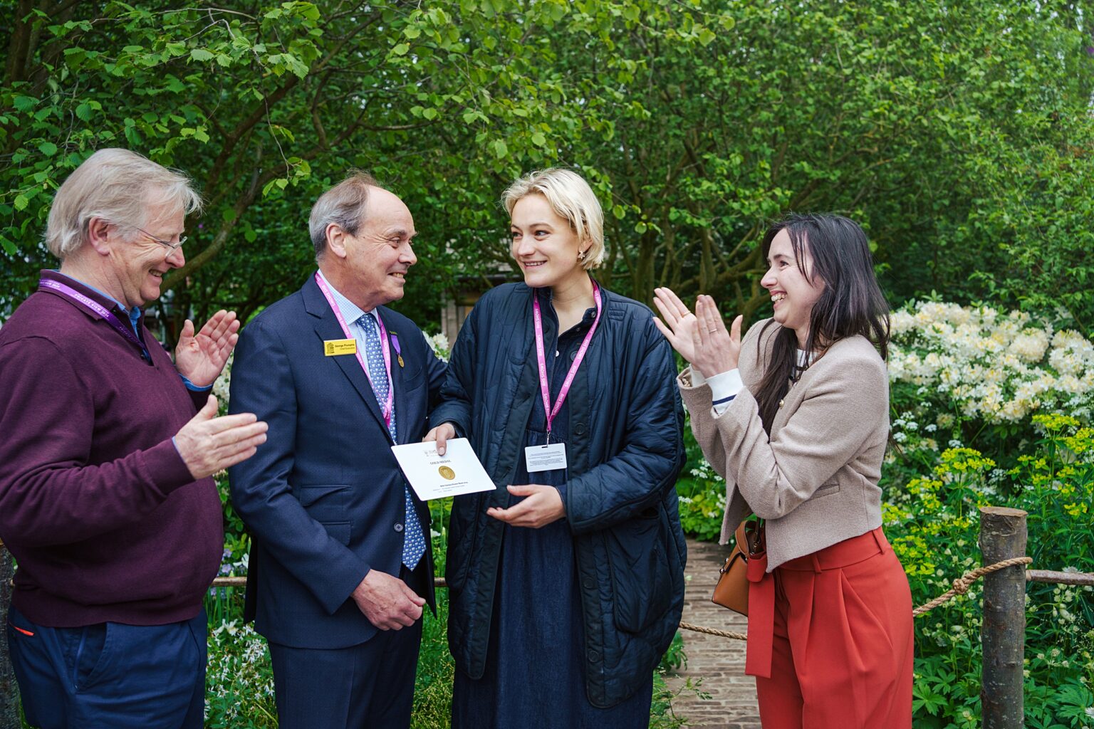It's a Gold Medal for our RHS Chelsea show garden - National Garden Scheme