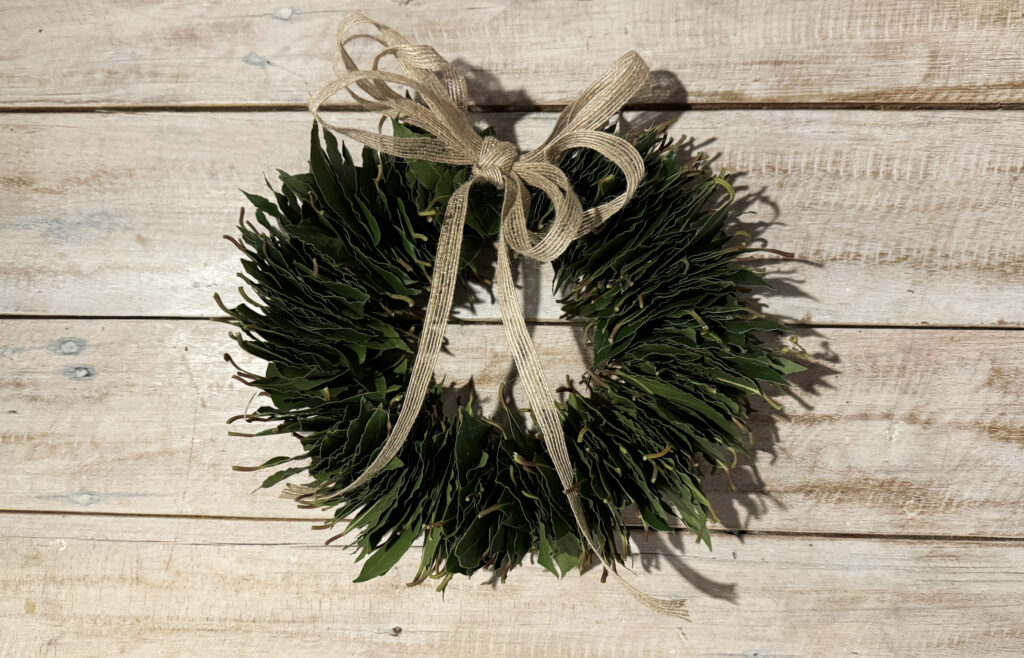 Bay leaf wreath - National Garden Scheme